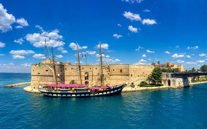Excursiones en Tarento: descubrir Italia gracias a un crucero