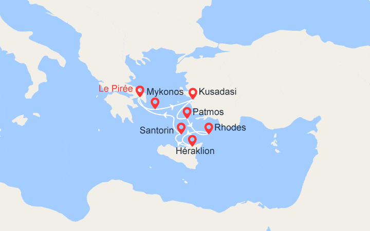 Croisière Emblématique Mer Egée - 5 jours, départ Athènes (Celestyal ...