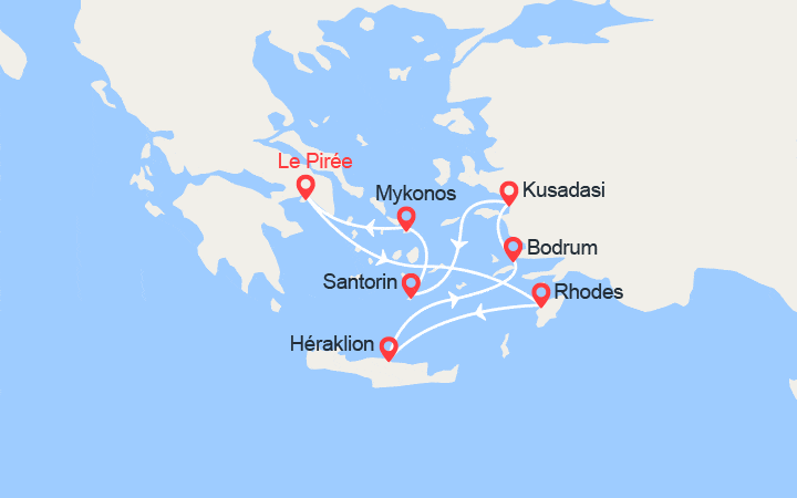 Croisière Les îles grecques : Rhodes, Santorin, Mykonos avec Norwegian ...